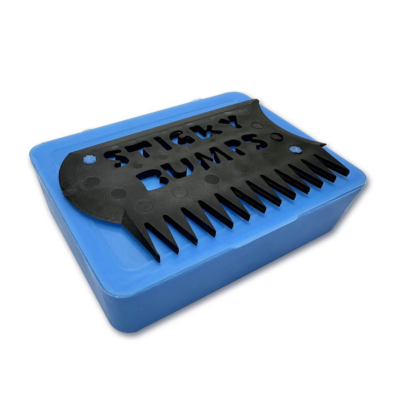 Sticky Bumps Wax Box & Comb – Blue (24 Units) | danielsurf.com